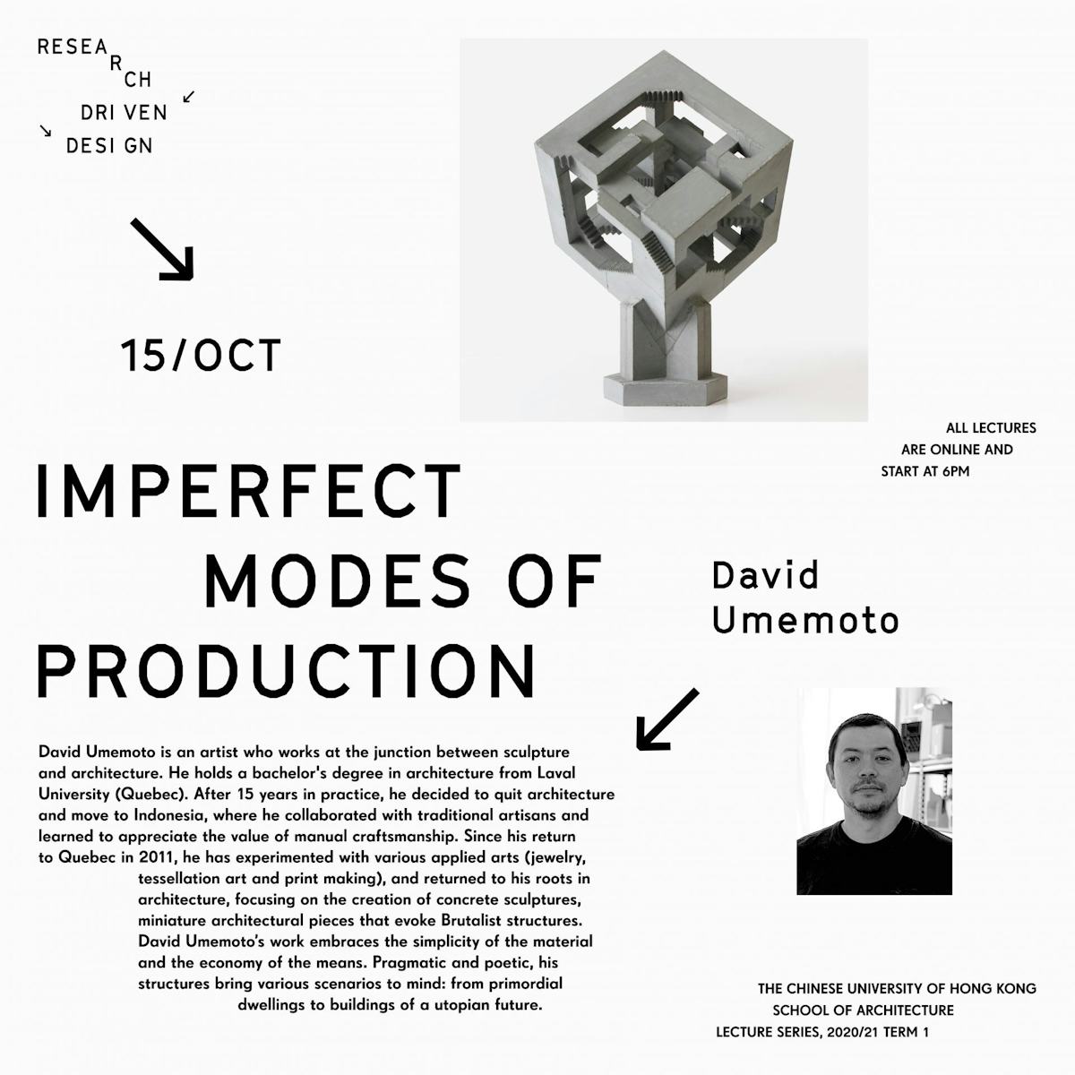 Fall Lecture Series 2020-21: Research Driven Design