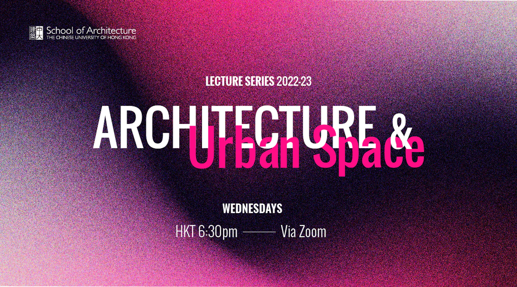 Lecture Series 2022-23: Architecture and Urban Space